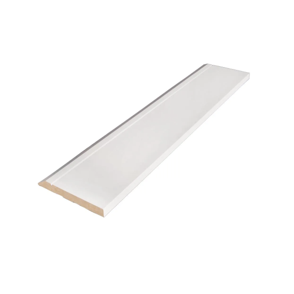 ALEXANDRIA MOULDING 1692- 5IN Square Bevel Baseboard MDF, 5 ½ IN x 5 ...