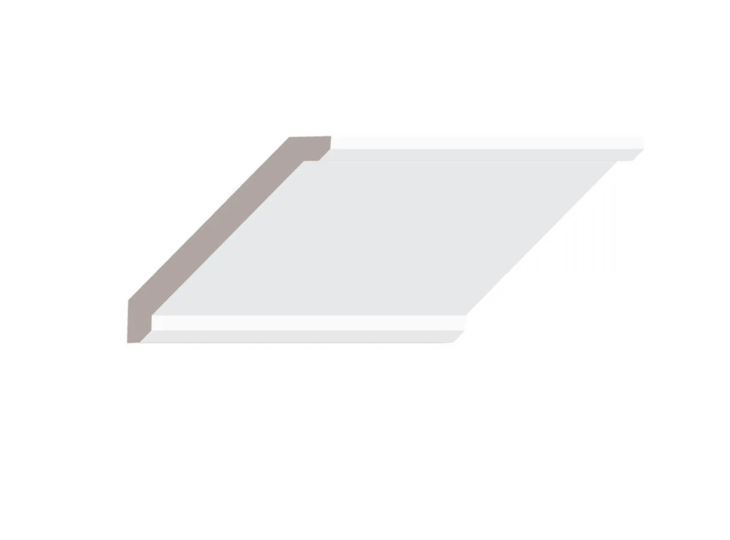 ALEXANDRIA MOULDING 2192A- 4 ½ IN Crown MDF MODERN, 4 ½ IN x 5/8IN x ...