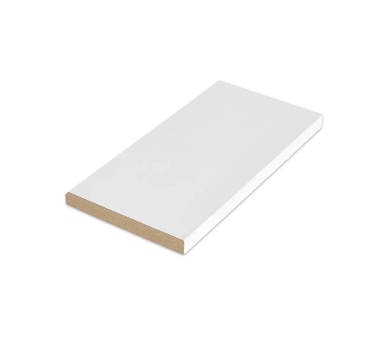 ALEXANDRIA MOULDING 2216- 4IN Small Bevel Baseboard MDF, 4 ½ IN x 1/2IN ...