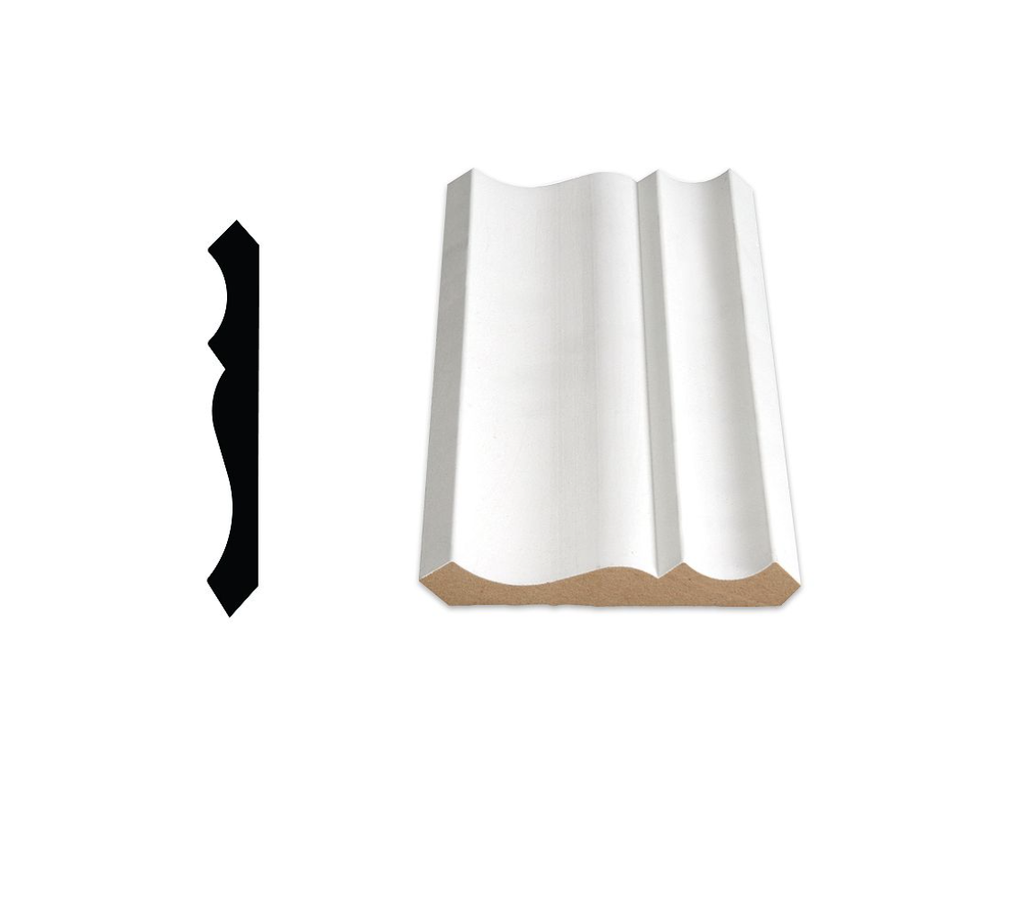 ALEXANDRIA 5180- 4 ¼ IN Crown MDF BASIC, 4 ¼ IN x 5/8IN x 14FT ☑️ Your ...