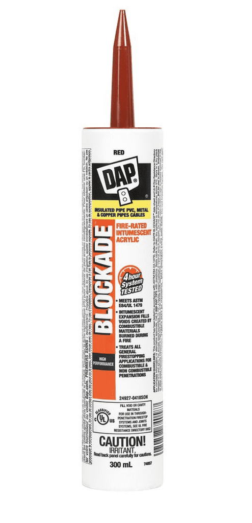 FIRE BLOCKADE RED Sealant red 300ml ☑️ Your One-Stop Shop For Renovations
