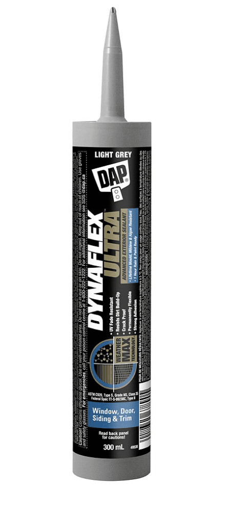 DYNAFLEX ULTRA ADVANCED EXTERIOR SEALANT with WEATHER MAX TECH grey ...