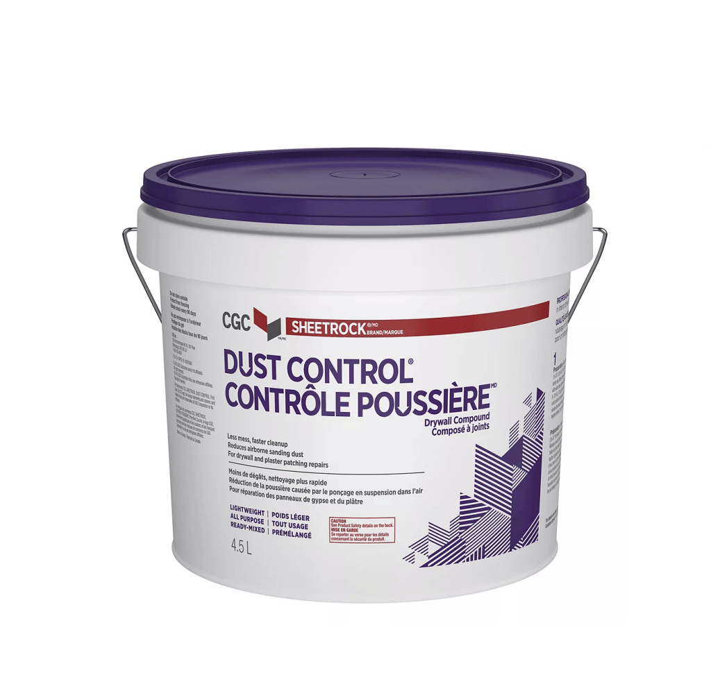 4.5L DUST CONTROL DRYWALL COMPOUND ☑️ Your One-Stop Shop For Renovations