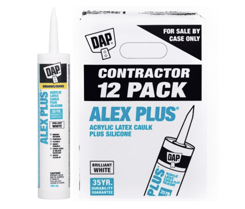 DAP® 74275 ALEX PLUS Acrylic Latex Caulk Plus Silicone - Contractor ...