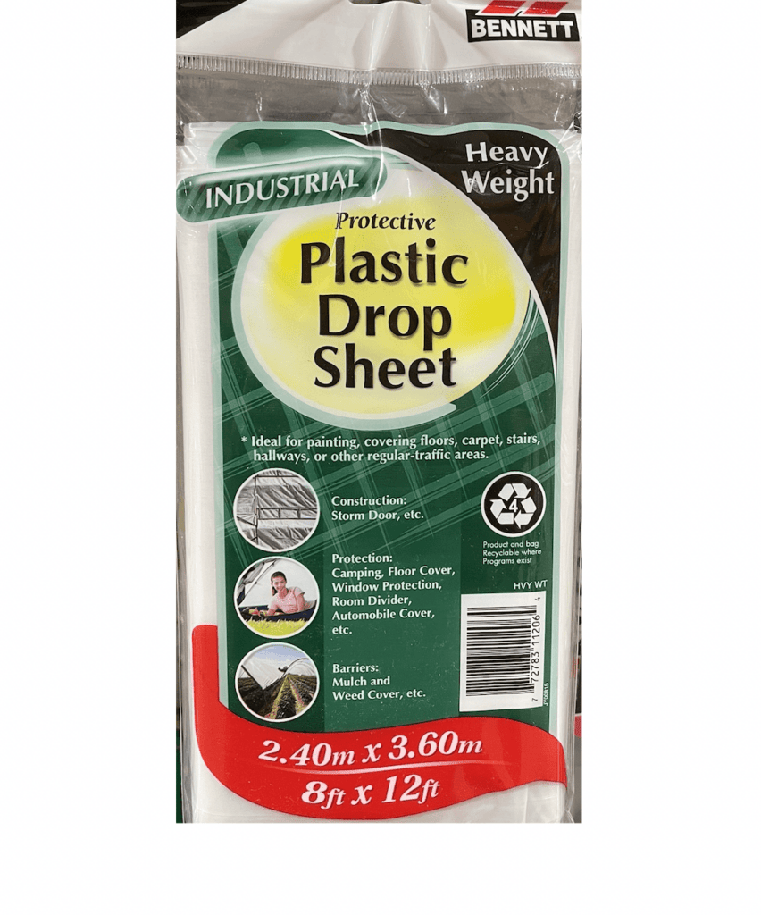 BENNETT HVY WT Heavy Weight Plastic Drop Sheet ☑️ Your One-Stop Shop ...