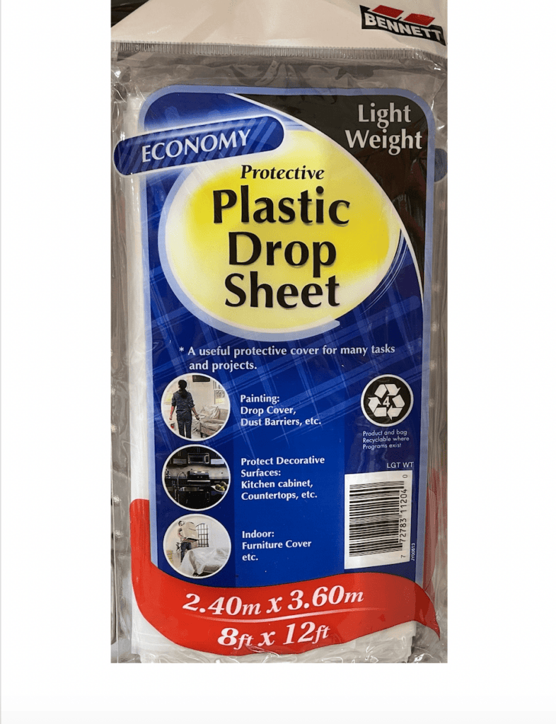 BENNETT LGT WT Light Weight Plastic Drop Sheet ☑️ Your One-Stop Shop ...